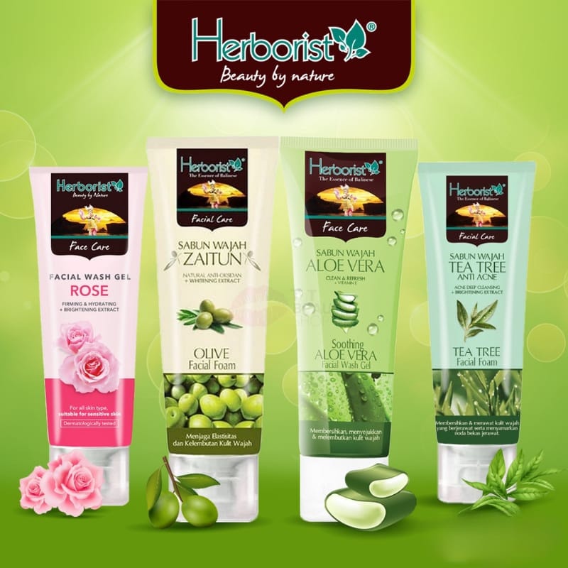 Jual Herborist Facial Wash 80gr | Herboris Facewash Sabun Wajah 80gr ...