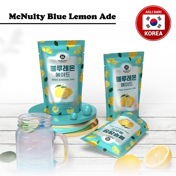 Jual McNulty Blue Lemon Ade 190ml | Shopee Indonesia