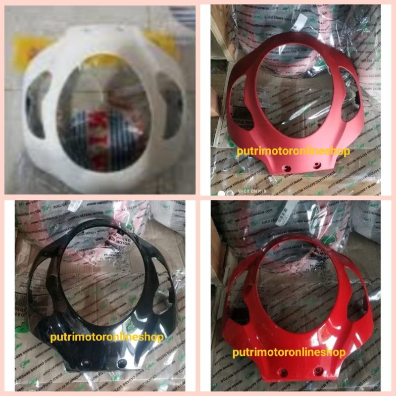 Jual tameng panel depan Scoopy 2020 2021 2022 2023 hitam putih doff ...