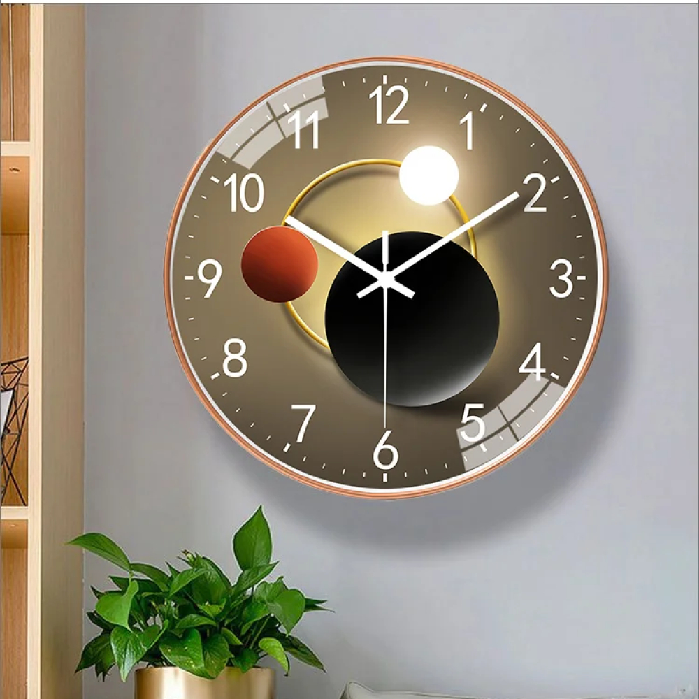 Jual Jam Dinding Quartz 3D Abstract Art Style Silent Movement 30cm ...