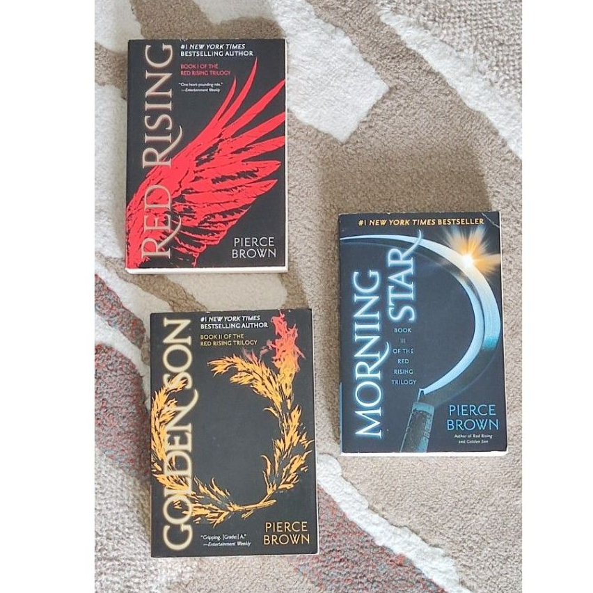 Jual [INDONESIA] TERMURAH BUKU NOVEL TRILOGY PIERCE BROWN RED RISING ...