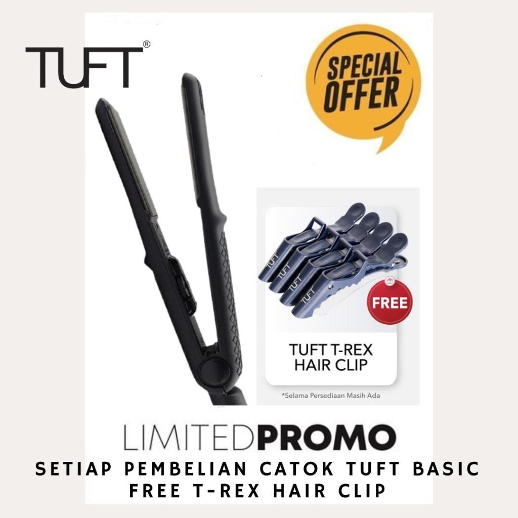 Jual Catok Tuft Basic 1" - Catokan Rambut Lurus & Curly | Shopee Indonesia