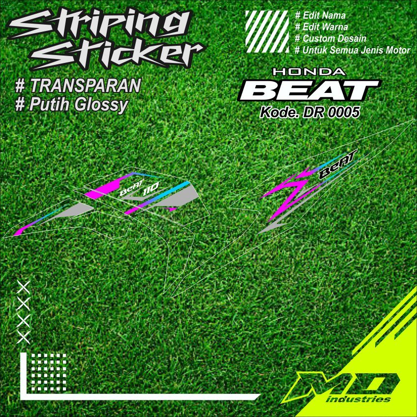 Jual DR 0005 striping beat deluxe hayabusa / striping beat deluxe ...