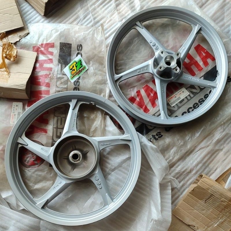 Jual Velg velek pelek rim cast wheel set depan belakang nouvo nuvo z ...