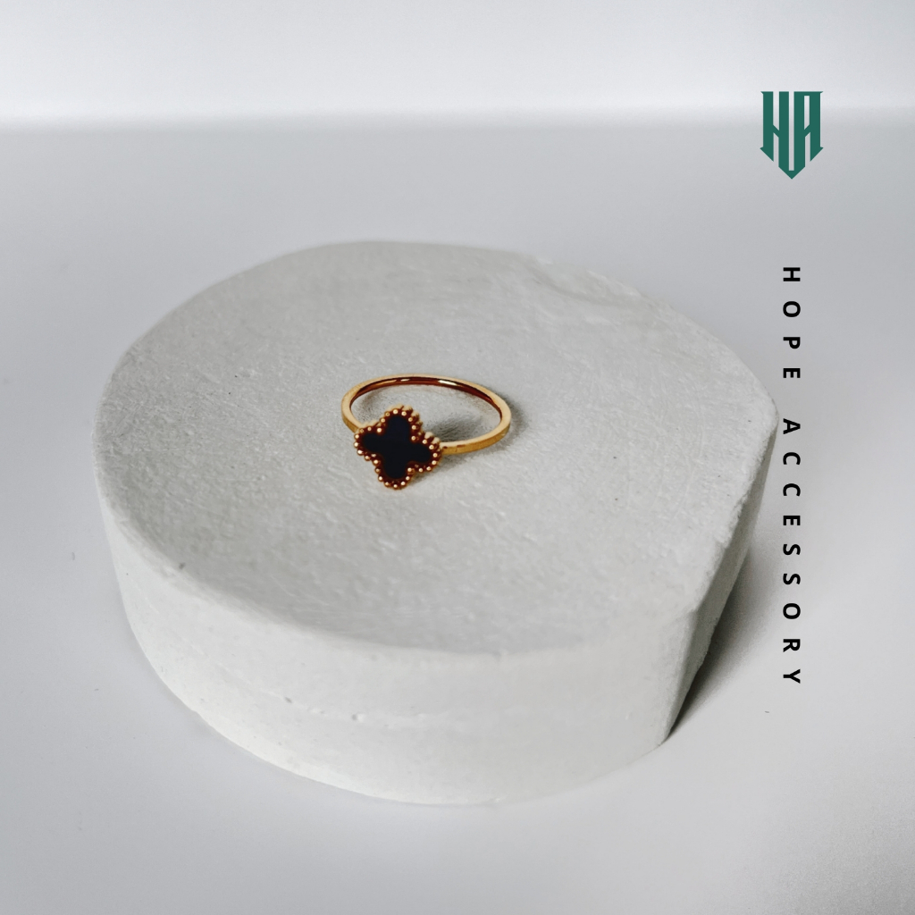 Jual BLACK CLOVER RING PREMIUM / CINCIN CEWEK WANITA CEWE AESTHETIC ...