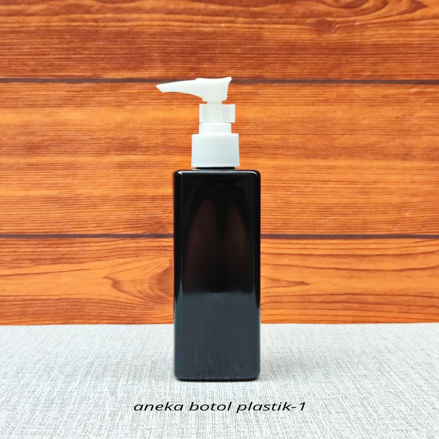 Jual Botol Pump 250ml Kotak / Botol Kemasan Sabun Cair 250 Ml Tutup Pump Clip Lock Putih ...