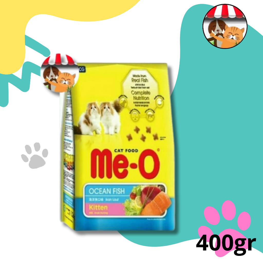 Jual MEO Kitten Ocean Fish 400gr Freshpack - Makanan Anak Kucing Me-O ...