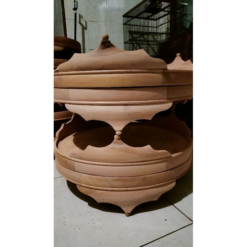 Jual Tebok sangkar murai no 2 (tanpa mahkota) kayu mahoni oven 2x ...