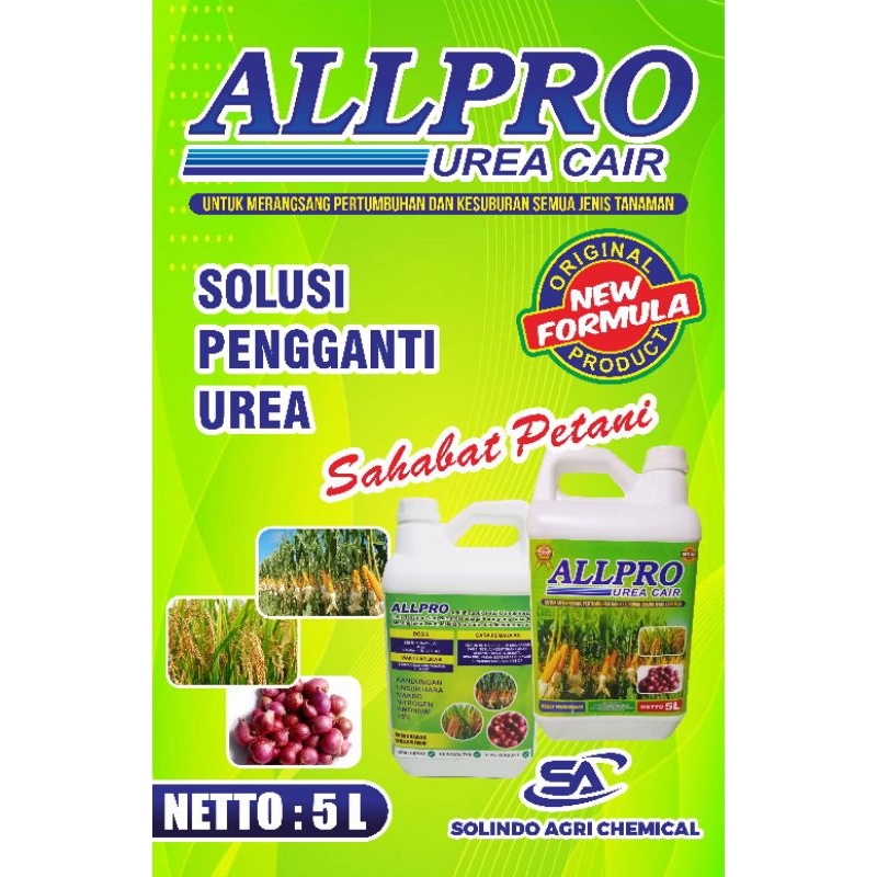 Jual ALLPRO urea cair kemasan 5 liter | Shopee Indonesia