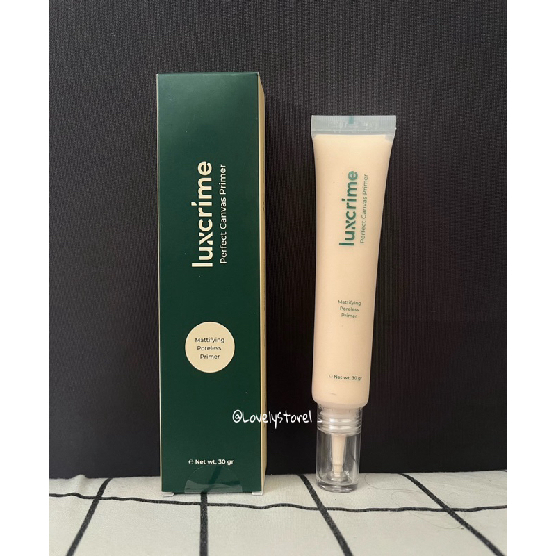 Jual Luxcrime Perfect Canvas - Mattifying Poreless Primer preloved ...