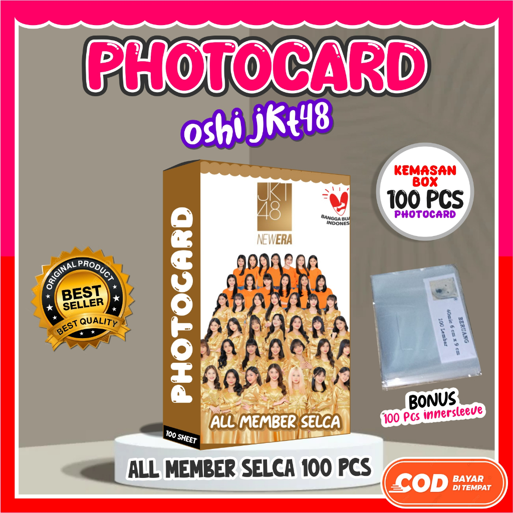 Jual 100 Photocard All Member JKT48 + Gen 13 Update Terbaru Unofficial GRATIS 100 Innersleeve ...