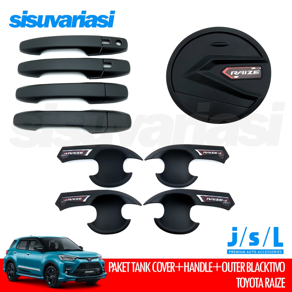 Jual Raize Rocky Aksesoris Paket Tank Cover Handle Outer Mangkok Pintu JSL | Shopee Indonesia