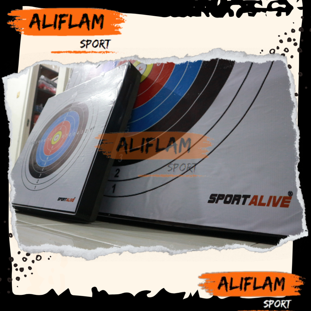 Jual Papan Panahan 100*100*10 CM Target Bantalan PLUS Face Target Panah ...