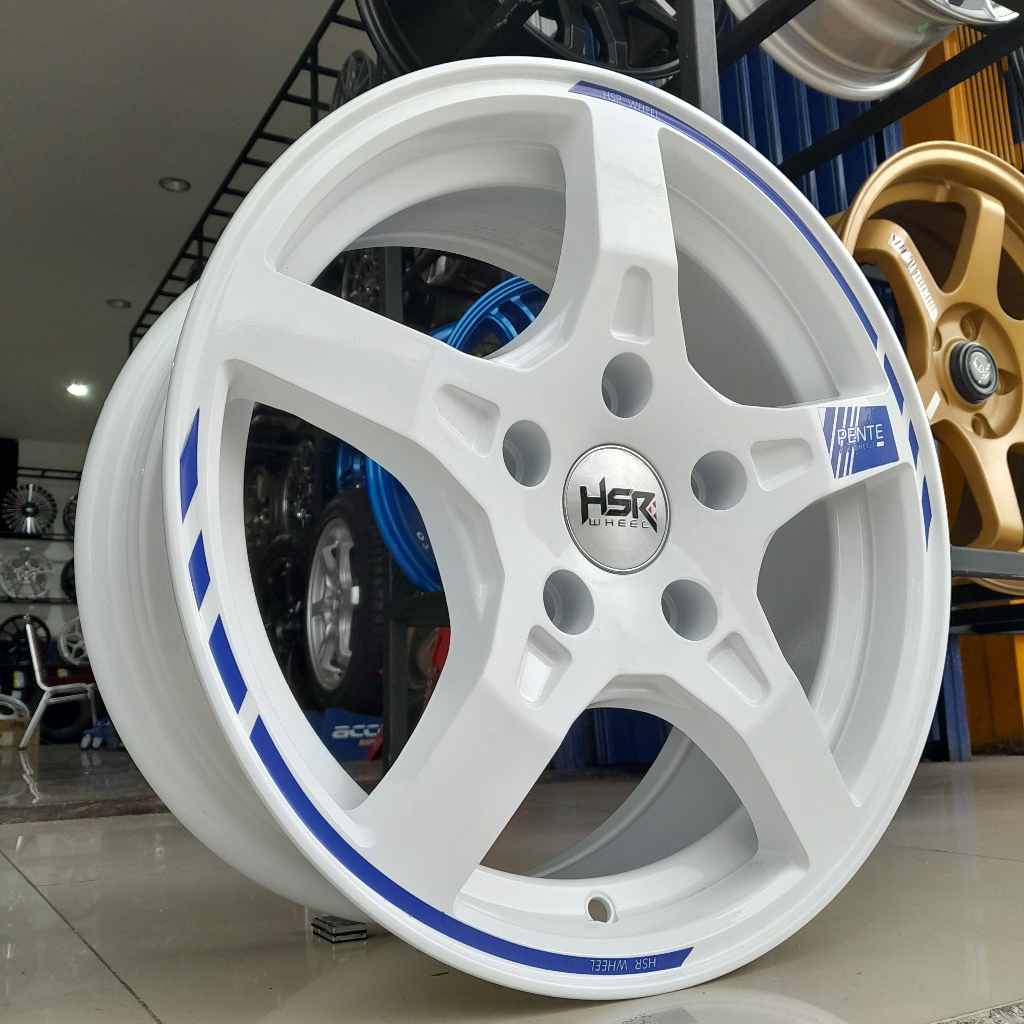 Jual Velg mobil racing ring 15 model bintang pcd 5x114 ertiga innova, grandmax hsr pente r15x6,5 ...