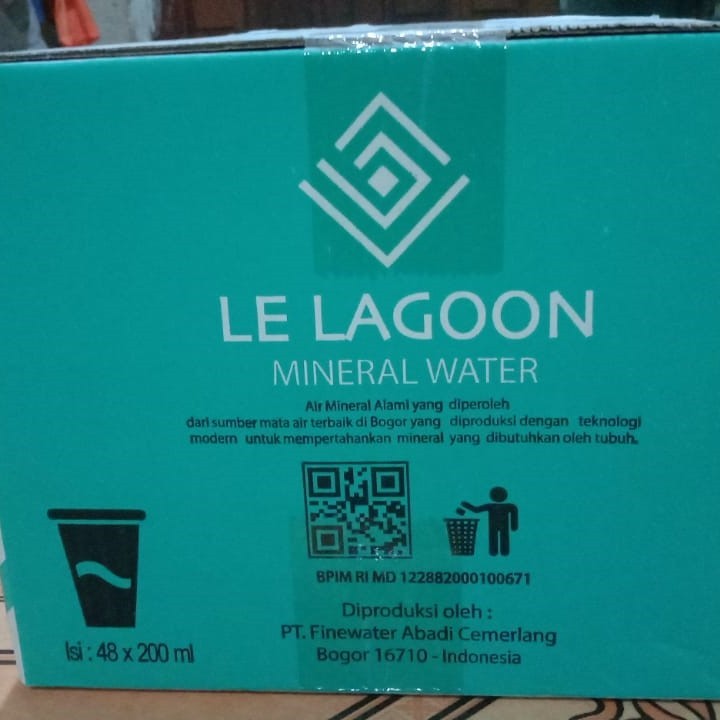 Jual AIR MINERAL LE LAGOON 48 X 200ml | Shopee Indonesia