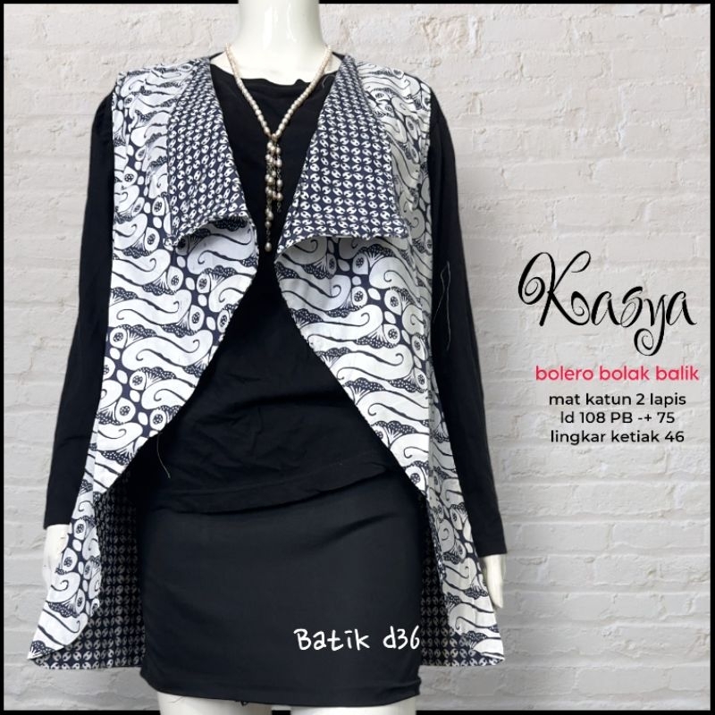 Jual Cardi batik wanita jumbo murah tebal motif Bolak balik kekinian ...