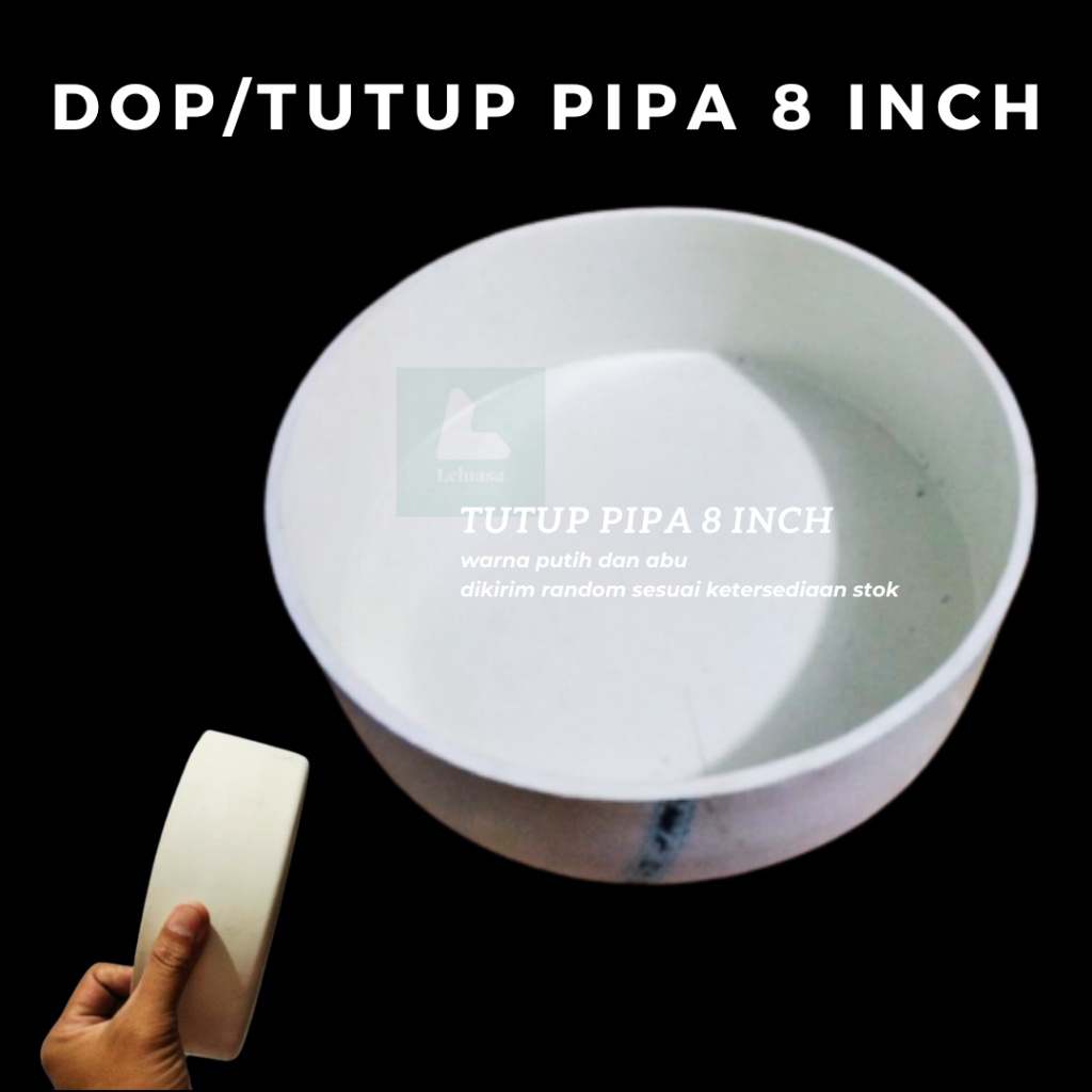 Jual TUTUP PIPA UKURAN 8 INCHI PVC DOP PENUTUP PARALON | Shopee Indonesia
