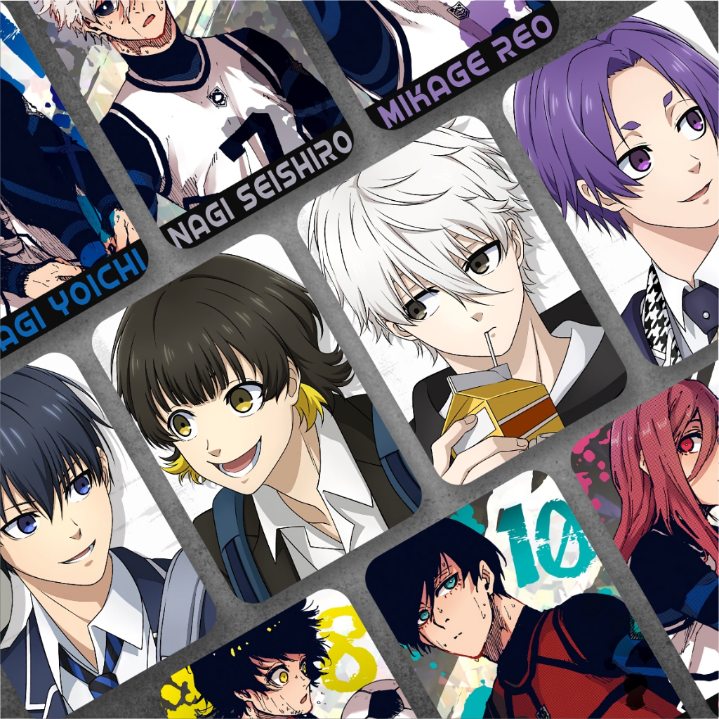 Jual Koleksi Photocard Anime Blue Lock C - Isagi Bachira Chigiri Nagi ...