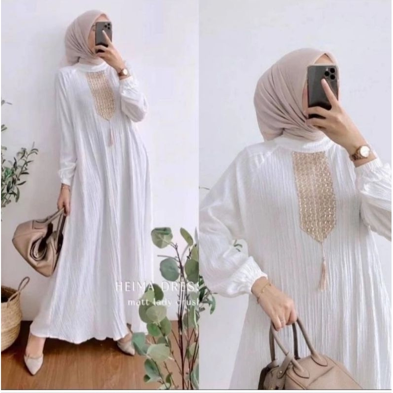 Jual GAMIS VIRAL MODEL TERBARU HEIMA DRESS MAXI WANITA DEWASA GAMIS ...