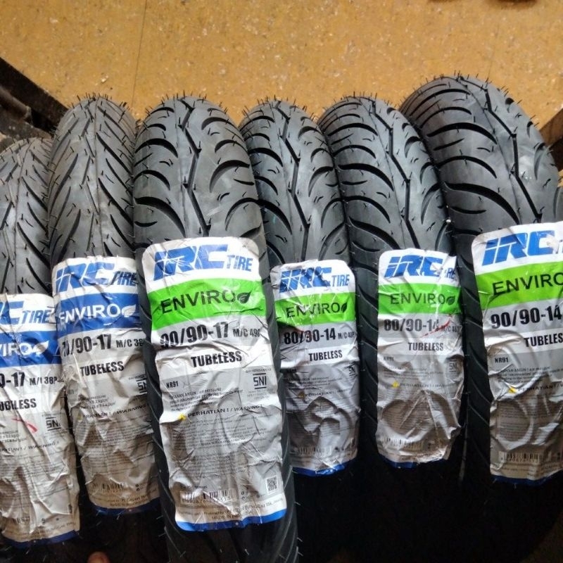 Jual BAN IRC ENVIRO NR91 TUBELESS TUBLES (70/90 - 80/90 - 90/90 RING 14 ...