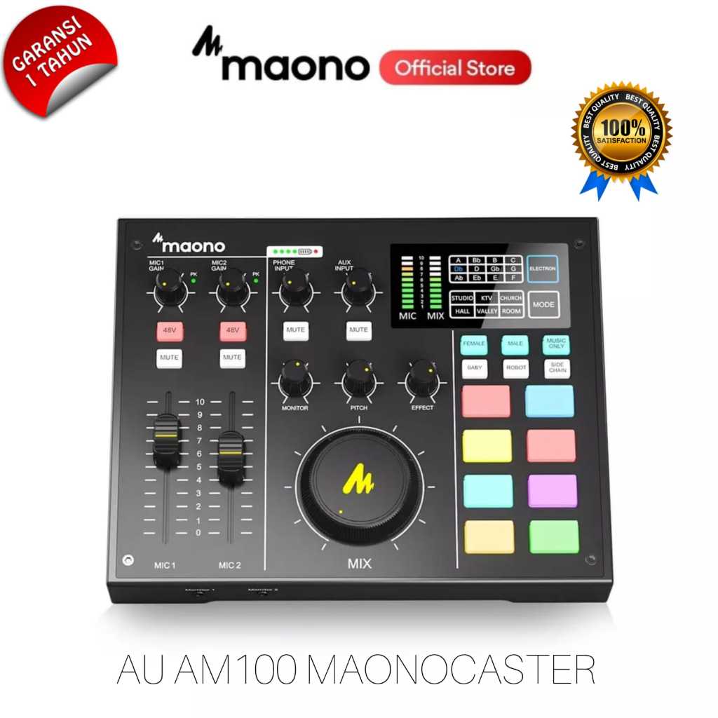 Jual MAONOCASTER AM100 Interface Audio Soundcard Digital Podcast ...