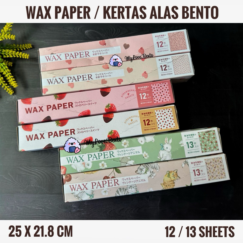 Jual Wax Paper box / Baking Paper/ Baking Paper Motif/ Kertas Roti ...