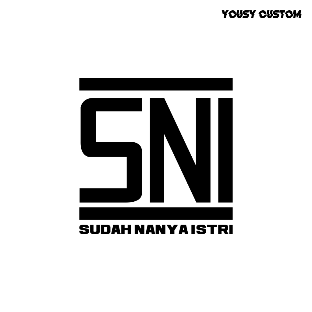 Jual Stiker SNI Sudah Nanya Istri Laminasi GLosy | Shopee Indonesia
