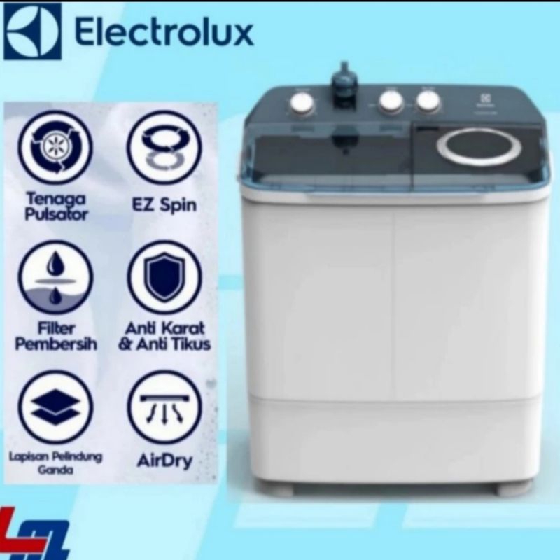 Jual ELECTROLUX Mesin Cuci 7kg 2 tabung EWS87262WA | Shopee Indonesia