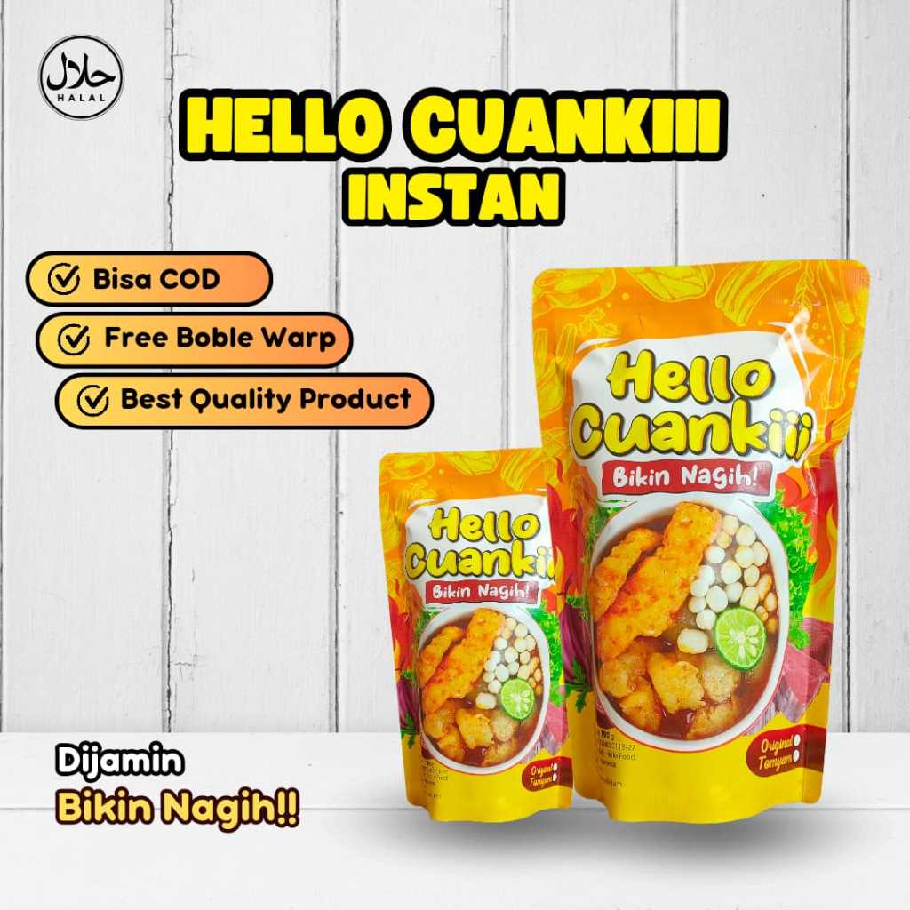 Jual HELLO CUANKIII | BASO ACI INSTAN | CUANKIII INSTAN KUAH PEDAS ENAK ...