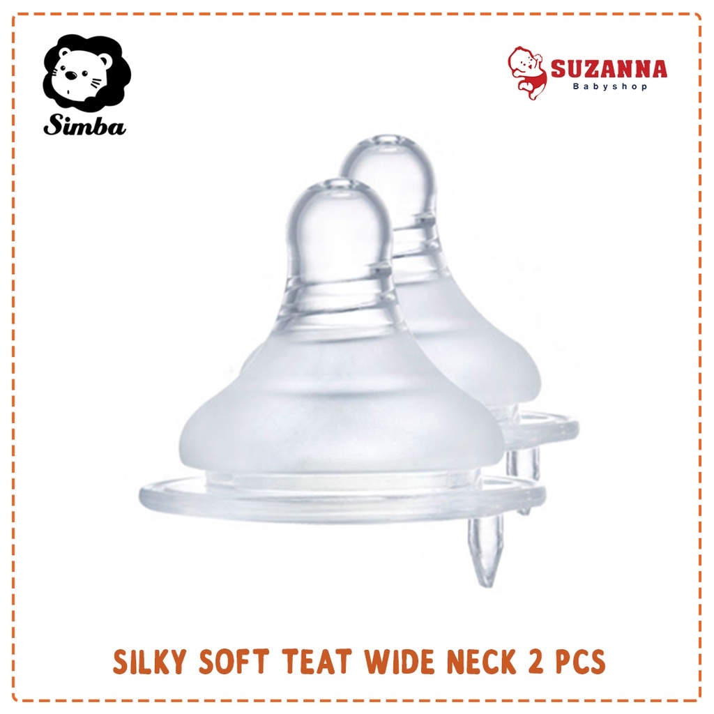 Jual Simba Allonge Silky Soft Teat Wide Neck 2 Pcs | Shopee Indonesia
