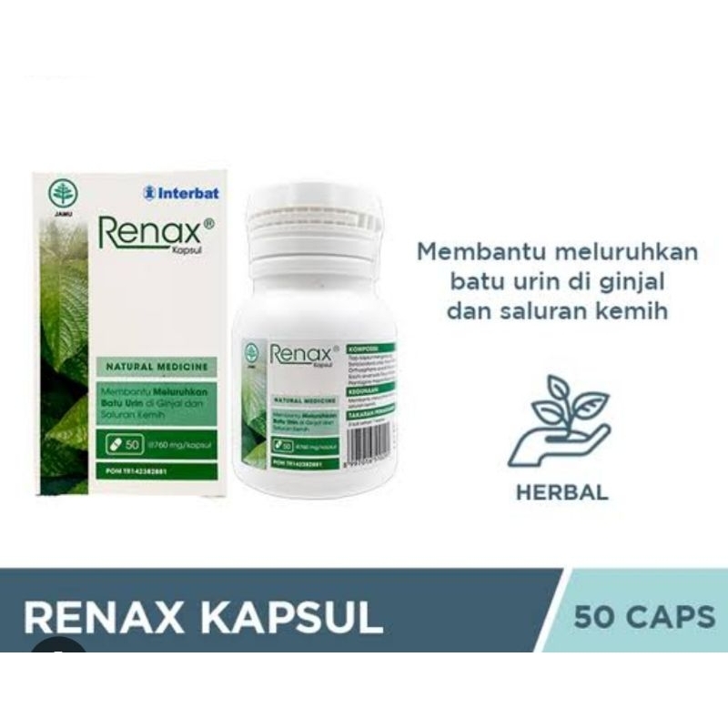 Jual Renax jamu kapsul original isi 50 kapsul | Shopee Indonesia