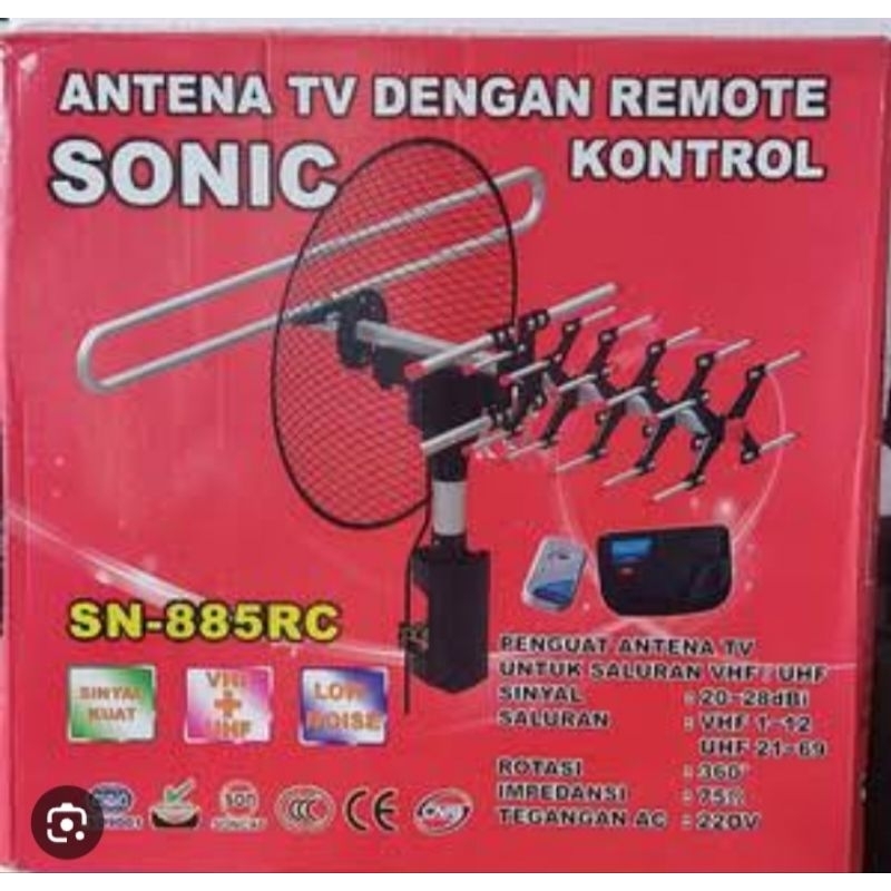 Jual Antena TV Remot Control Sonic 885 RC | Shopee Indonesia