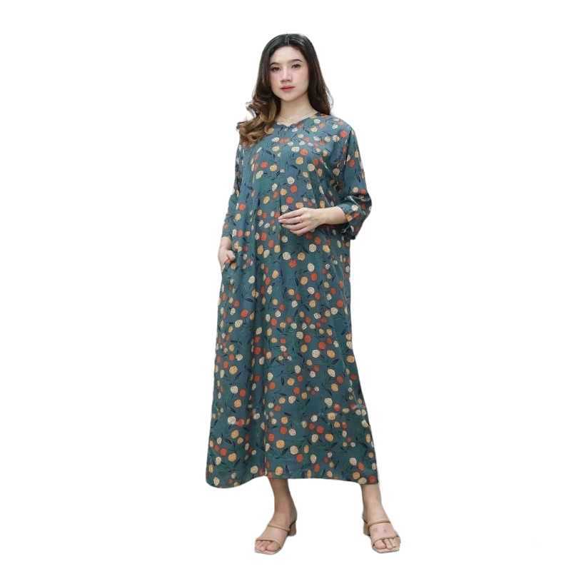 Jual DASTER VIRAL MIRANDA DRESS DASTER LENGAN 3/4 DASTER RAYON BUSUI ...