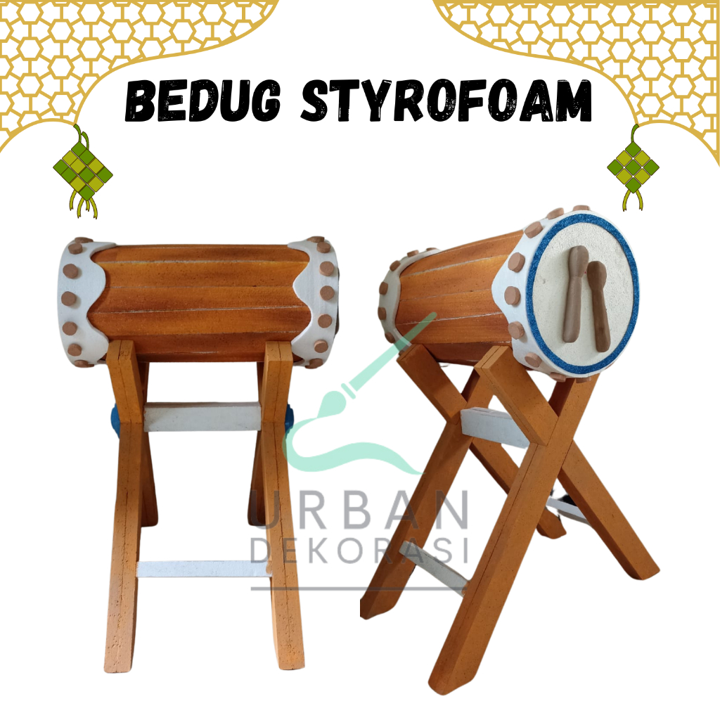 Jual Bedug Styrofoam Ramadhan Bedug Dekorasi Ramadhan Ringan | Shopee ...