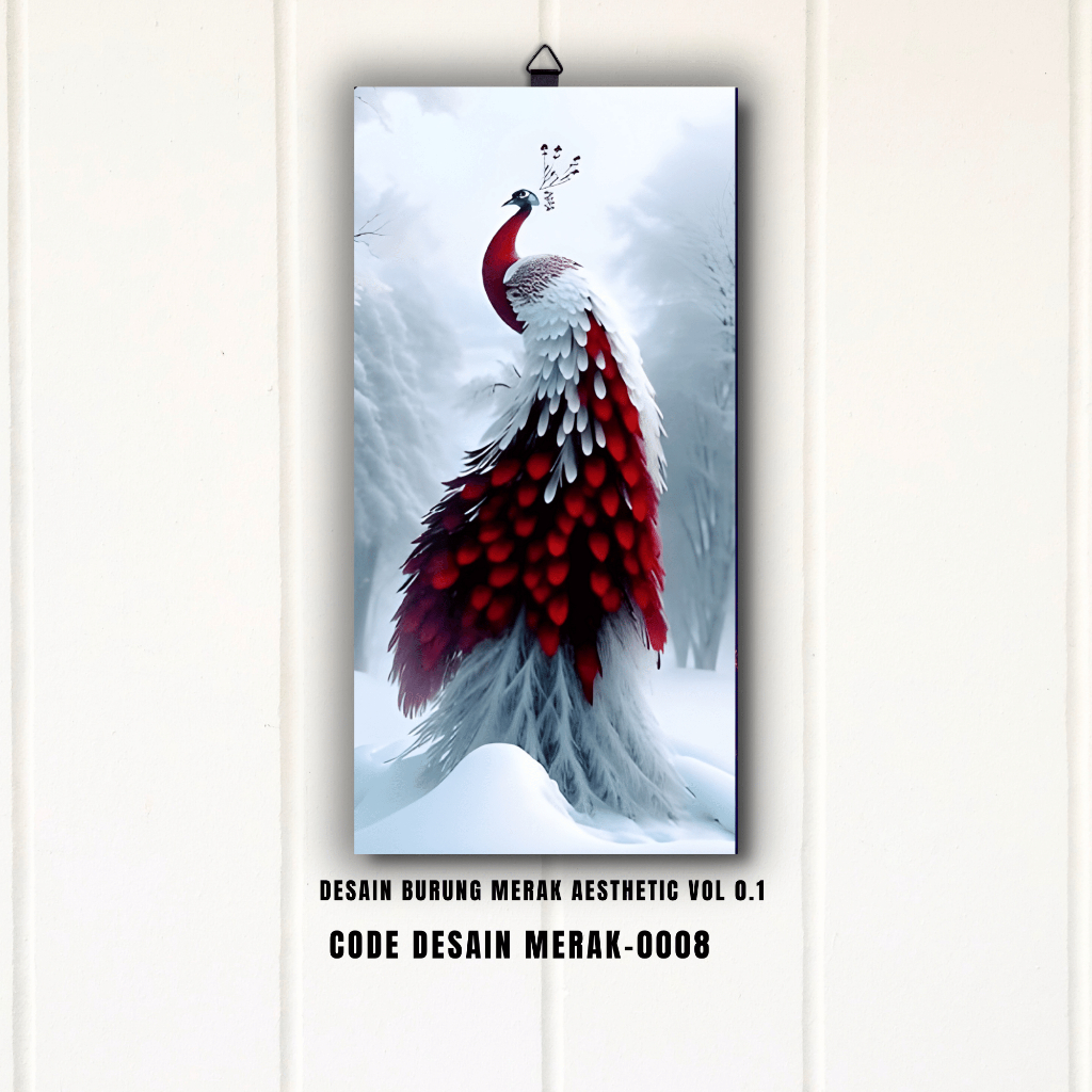 Jual Walldecor Tema Lukisan Burung Merak Aesthetic / hiasan dindig ...