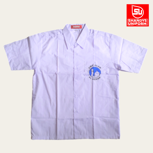 Jual Shandys Uniform I Baju Seragam SMP Al-Azhar Model kemeja putih ...