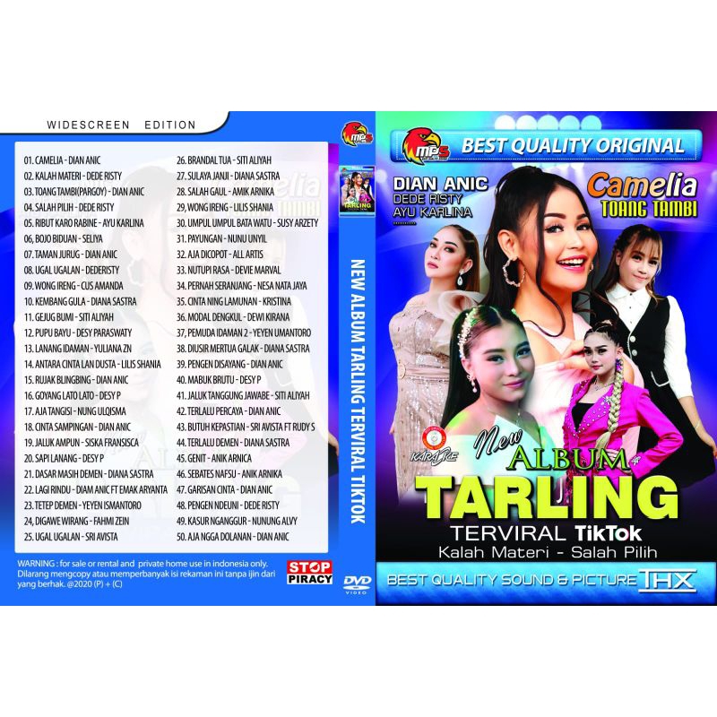 Jual Kaset Video Lagu New Album Tarling Dian Anic, Dede Risty, Camelia ...