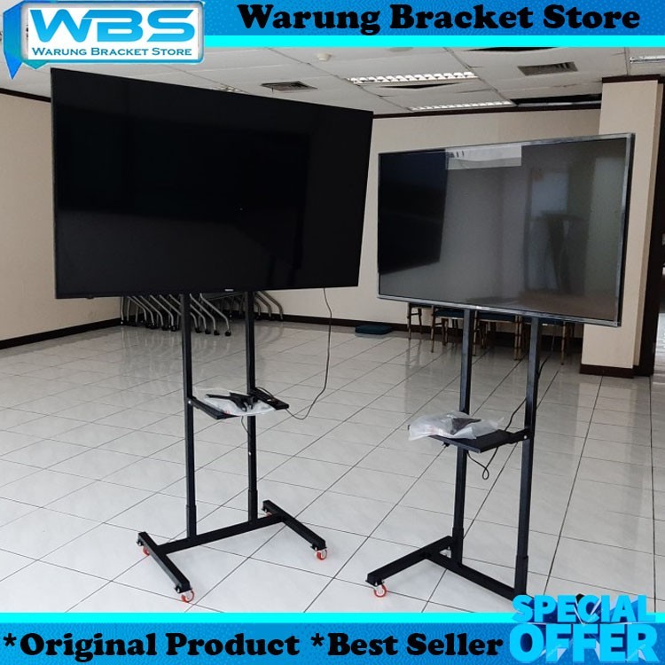 Jual Bracket TV stand/Bracket Stand TV/Bracket Standing TV LED Dorong ...