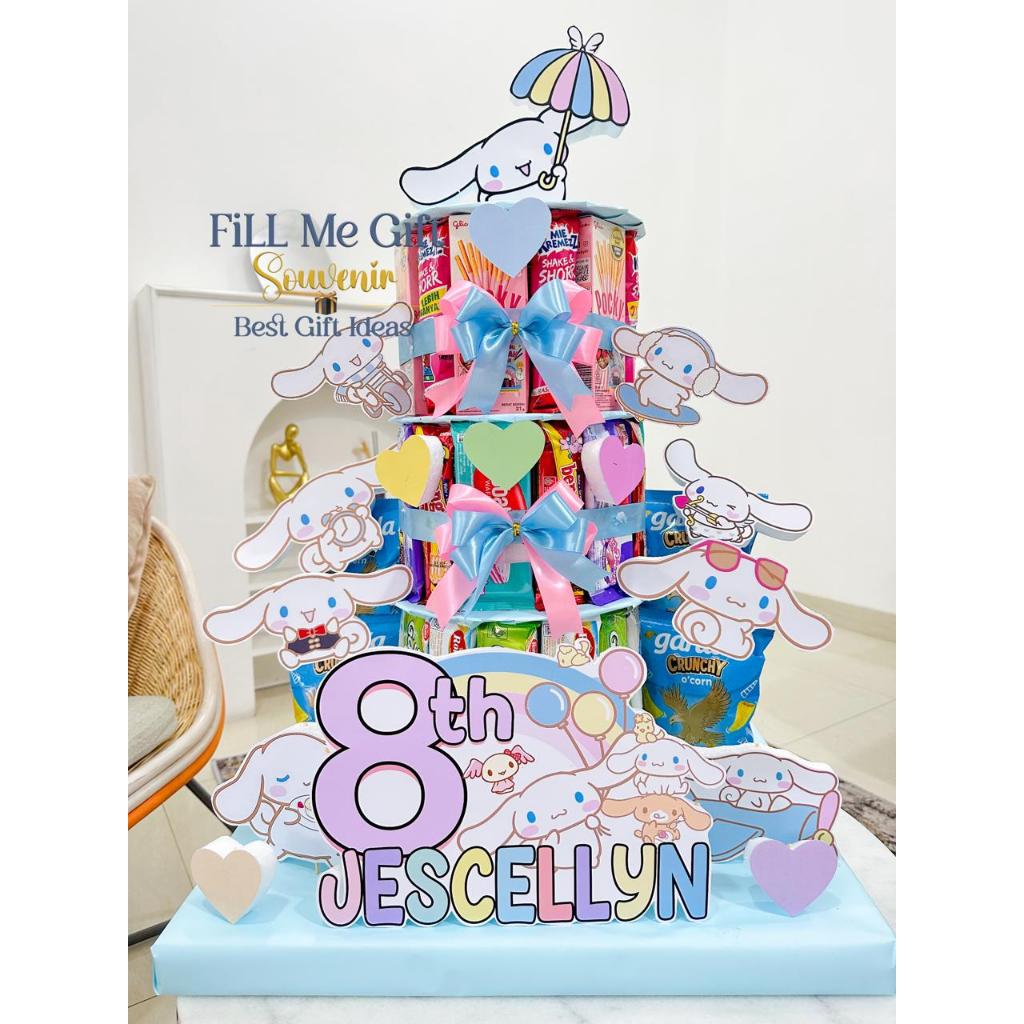 Jual BK - Cinnamoroll - Snack Tower Cake Tart Birthday / Kado Ulang ...