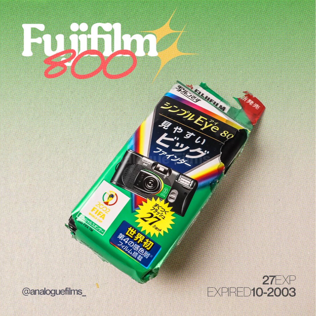 Jual Kamera Disposable Fujifilm 800 Edisi World Cup 2002 Rare | Shopee ...