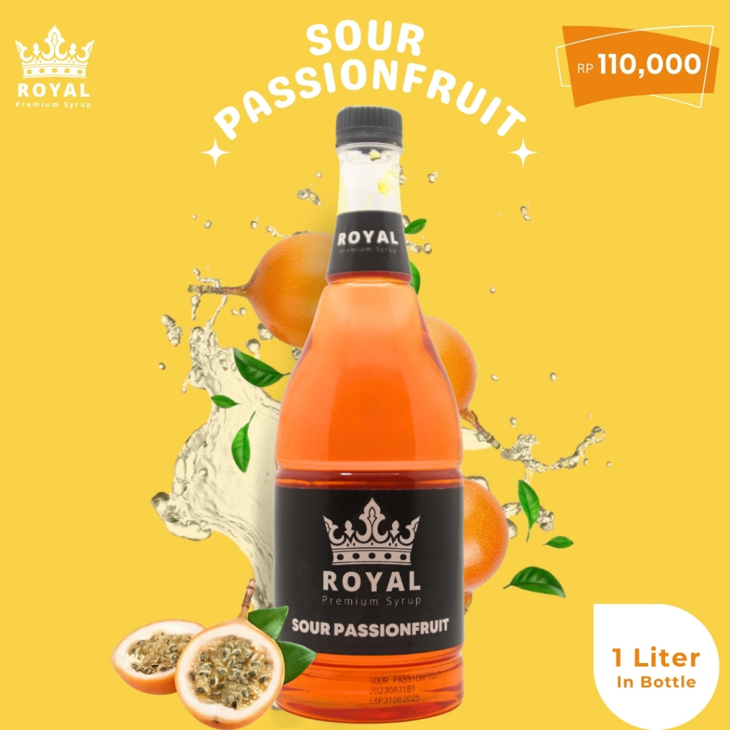 Jual Royal Sour Passion Fruit Syrup - Sirup Markisa Asam (Premium ...