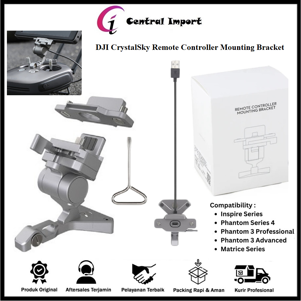 Jual Dji CrystalSky Remote Controller Mounting Bracket Inspire Original | Shopee Indonesia
