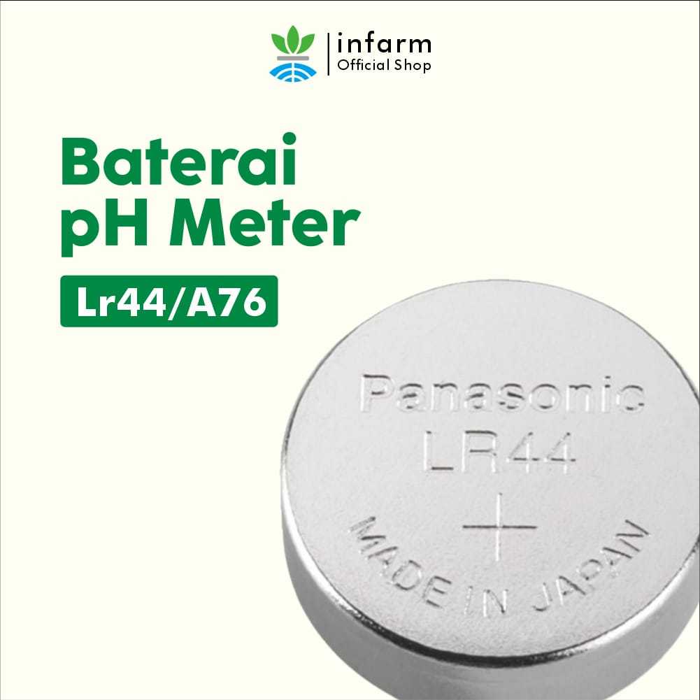 Jual INFARM - Baterai pH TDS meter Baterai Kancing Panasonik LR44 A76 ...