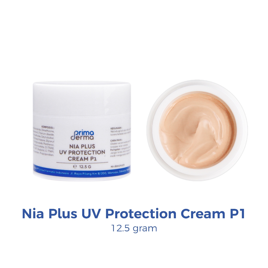 Jual Primaderma (Warna Cream) Nia Plus UV Protection Cream P1 12.5gr ...