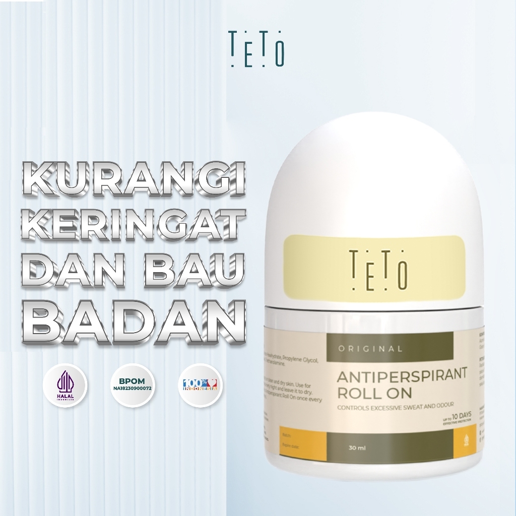 Jual Teto Antiperspirant 30ml yang mengurangi keringat & bau hingga 10 ...
