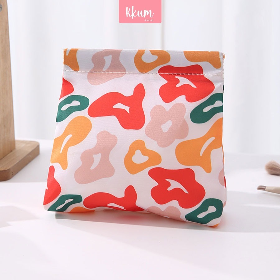 Jual Tas pouch penyimpanan kosmetik mini/ Mini storage bag kabel ...