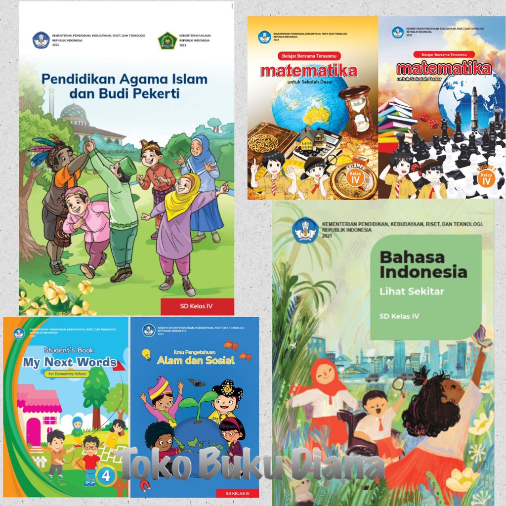 Jual Buku Kumer SD Kelas 4 / Buku SD Kelas IV Kurikulum Merdeka ...
