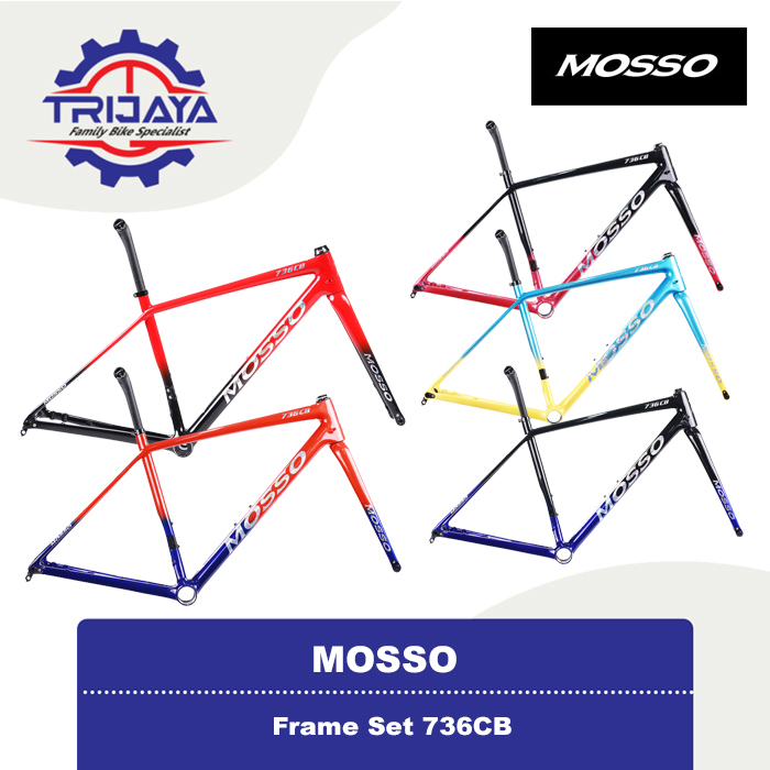 Jual Mosso 736CB Frame Set Sepeda Road Bike Full Carbon Disc Brake ...