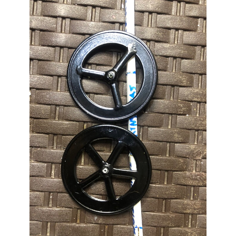 Jual PO velg miniatur sepeda fixie whellset denos miniatur 1 set depan ...