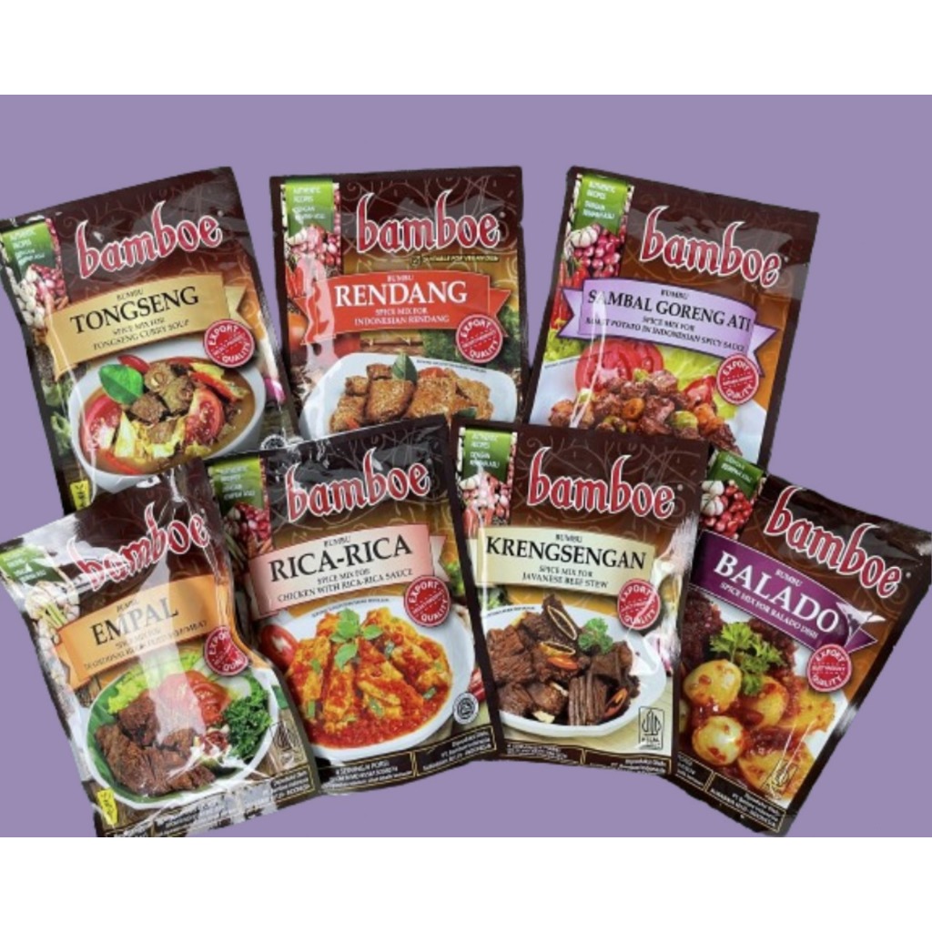 Jual Bamboe EXPORT QUALITY Bumbu Masak Instan Seri Daging [Tongseng ...